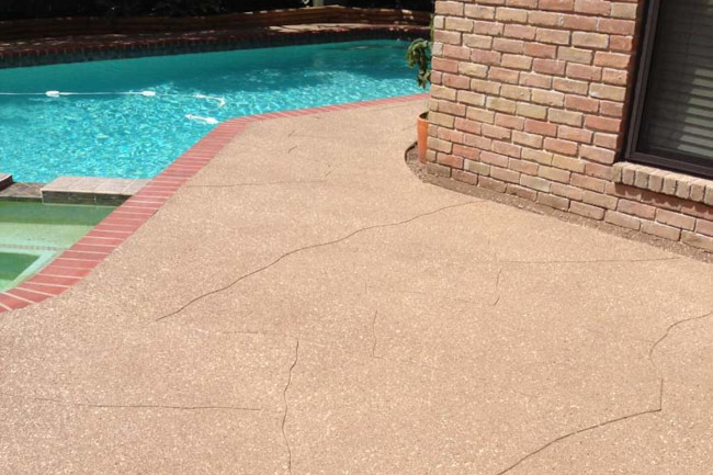 Custom Scoreline Concrete, Magnolia | All Concrete Coatings